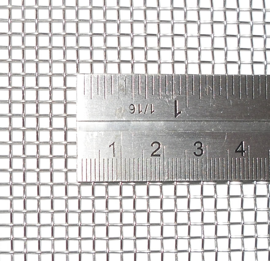 Stainless Steel Woven Wire Mesh 30cm Square Sheet Fine Heavy Duty